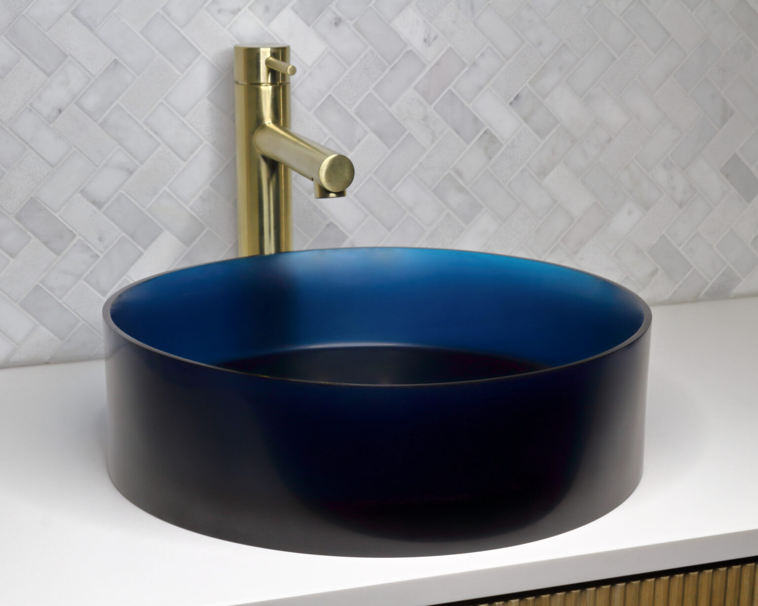 Sapphire Resin Basin - The Basin Lab