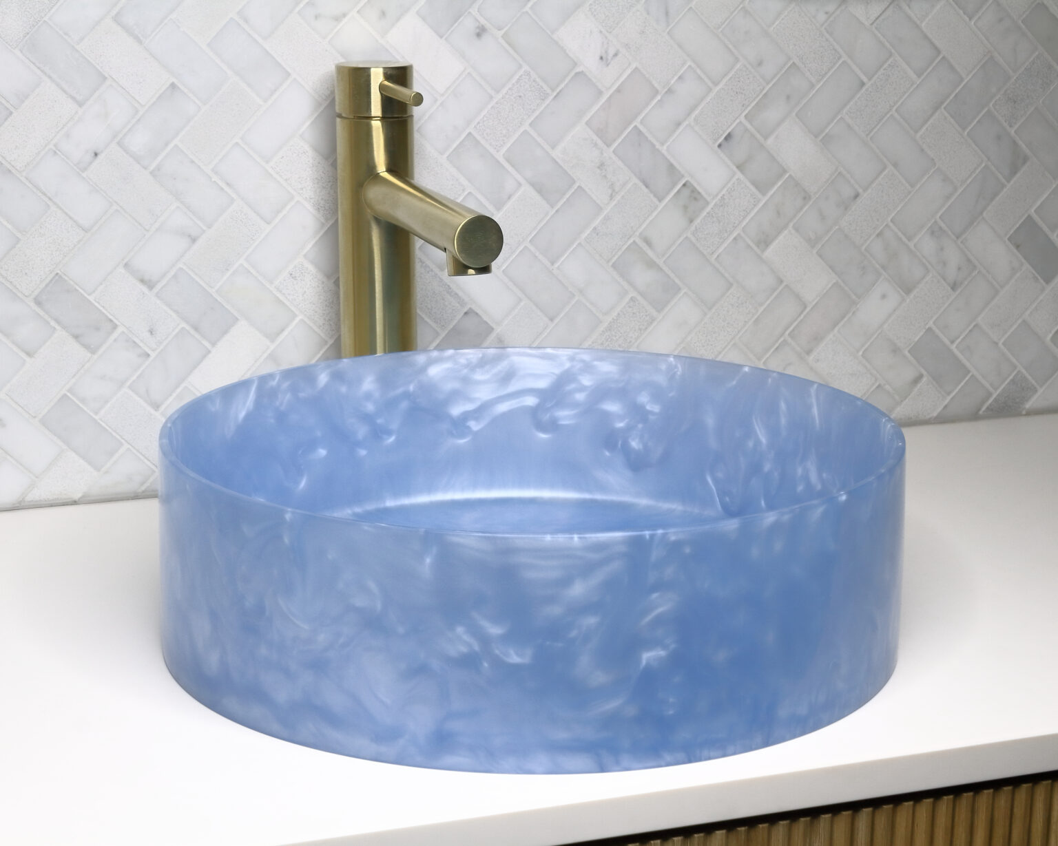Tahiti Blue Resin Basin - The Basin Lab
